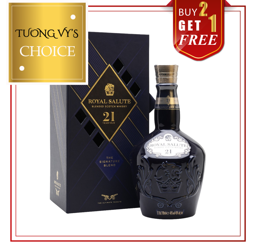 Rượu Whisky Royal Salute 21 Year Old Signature Blend ( Chivas 21 )